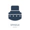 Spindle Icon in Trendy Design Style. Spindle Icon Isolated on White ...