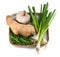 Spring Onion, Garlic with Ginger Stock Image - Image of diet, root ...