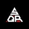 SQR Triangle Letter Logo Design with Triangle Shape. SQR Triangle Logo ...