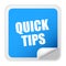 Quick Tips Sticker Vector Illustration Stock Illustration ...