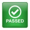 Passed Tick Button Transparent Stock Illustration - Illustration of ...