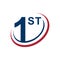 1st or First. Simple Logo Design, 1st Logo Design Inspiration Stock ...