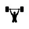 Strength Training Icon stock illustration. Illustration of brand ...