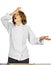 Stressed out female chef stock image. Image of kitchen - 25041449