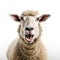 The Surprised Expression of a Sheep Stock Illustration - Illustration ...