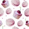 Sweet Cake Patten Vector Watercolor. Vector Stock Vector - Illustration ...
