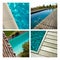 Swimming pools stock image. Image of collage, pool, transparency - 52032067