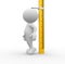 Tall man stock illustration. Illustration of render, idea - 26704056