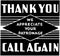 Thank You Call Again 2 stock vector. Illustration of advertisements ...