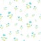 Tine Blue Genuine Flowers Vector Seamless Pattern, Paper Wrapping Stock ...