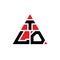 TLO Triangle Letter Logo Design with Triangle Shape. TLO Triangle Logo ...