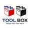 Tool box logo stock vector. Illustration of font, flat - 264139226