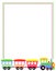 Toytrain border stock vector. Illustration of artificial - 24376021