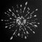 Transparent Vector Water Splash in a Circle, the Explosion on a ...