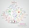 Tree of Wisdom Grows from the Book with Flat Linear Infographic Stock ...
