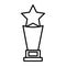 Trophy award star stock illustration. Illustration of competition ...