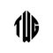 TWG Circle Letter Logo Design with Circle and Ellipse Shape. TWG ...
