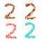 Twos Stock Illustrations – 1,442 Twos Stock Illustrations, Vectors ...