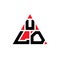ULO Triangle Letter Logo Design with Triangle Shape. ULO Triangle Logo ...