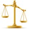 Unbalanced Justice Scale stock vector. Illustration of golden - 36421905