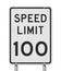 US 100 Mph Speed Limit Sign Stock Image - Image of black, speed: 140197007