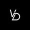 VD Logo, VD Monogram, Initial VD Logo, Letter VD Logo, Icon, Vector ...