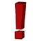Vector Cartoon Red Exclamation Mark Stock Vector - Illustration of icon ...