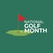 Vector Graphic of National Golf Month Good for National Golf Month ...