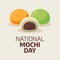 Vector Graphic of National Mochi Day Good for National Mochi Day ...