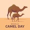 Vector Graphic of World Camel Day Good for World Camel Day Celebration ...