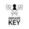 Vector Logo of Making and Duplicate Keys Stock Vector - Illustration of ...