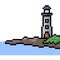 Vector Pixel Art Watchtower Stock Illustration - Illustration of ...