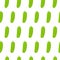 Vector Seamless Pattern with Cute Cartoon Cucumbers on White Background ...