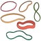 Vector set of rubber band stock vector. Illustration of doodle - 117623504