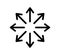 Versatile Icon. Multifunction Sign. Arrows Pointing in Different ...
