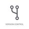 Version Control Icon. Trendy Version Control Logo Concept on White ...