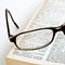 Vision glasses dictionary stock image. Image of study - 1379045