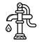 Water well pump icon stock illustration. Illustration of isolated ...