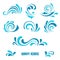 Wave icons stock vector. Illustration of icons, florals - 57440806