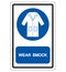 Wear Smock Symbol Sign, Vector Illustration, Isolate on White ...