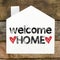 Welcome Home sign stock image. Image of inspirational - 47983135