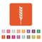 The Wheat Icon. Spica Symbol Stock Illustration - Illustration of ...