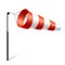 Windsock stock vector. Illustration of indicator, triangle - 30375119