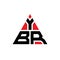 YBR Triangle Letter Logo Design with Triangle Shape. YBR Triangle Logo ...