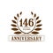 146 Years Anniversary Celebration Logo. 146th Anniversary Luxury Design ...