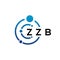 ZZB Letter Technology Logo Design on White Background. ZZB Creative ...