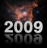 2009 New Years Eve Digital Fireworks Stock Illustration - Illustration ...