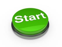 Green Glossy Start Button Icon Stock Vector - Illustration: 43741606