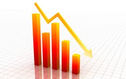 Graph decrease stock image. Image of financial, money - 23046723