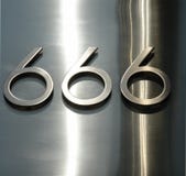 Devil's number 666 stock illustration. Image of religion - 13284740